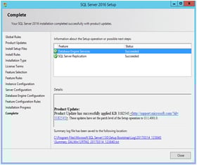 3601 Installing Microsoft SQL Server Express